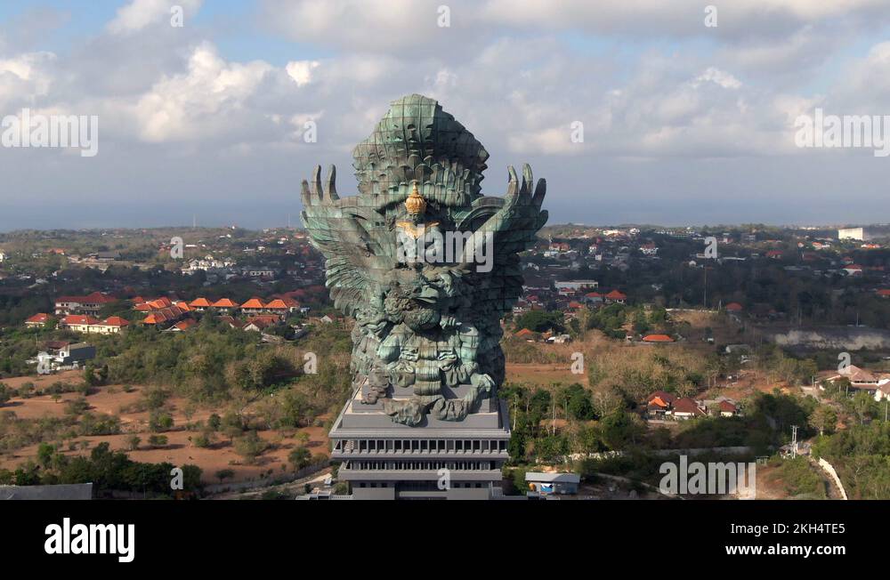 Bali, Indonesia, Aerial View of Garuda Wisnu Kencana Statue at GWK ...