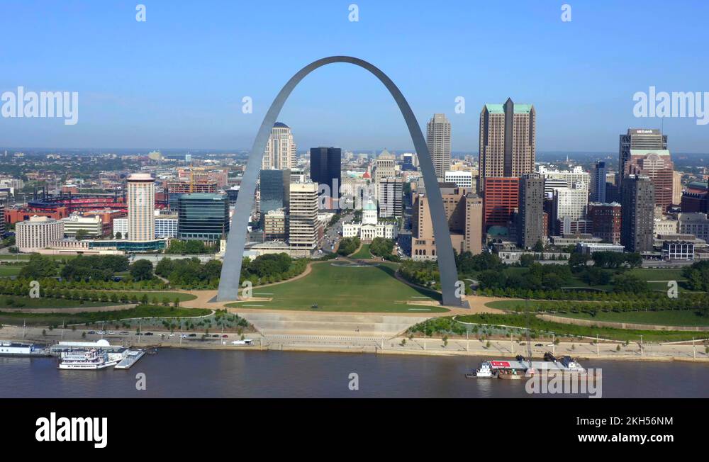 St louis arch and skyline Stock Videos & Footage - HD and 4K Video ...