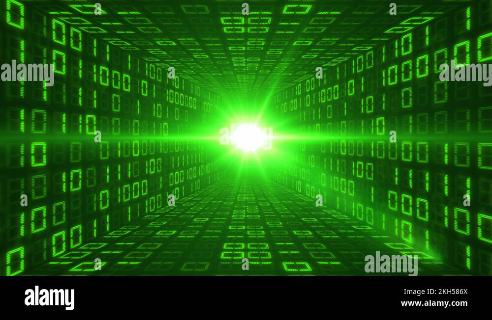 Abstract binary code green tunnel Stock Videos & Footage - HD and 4K Video Clips - Alamy