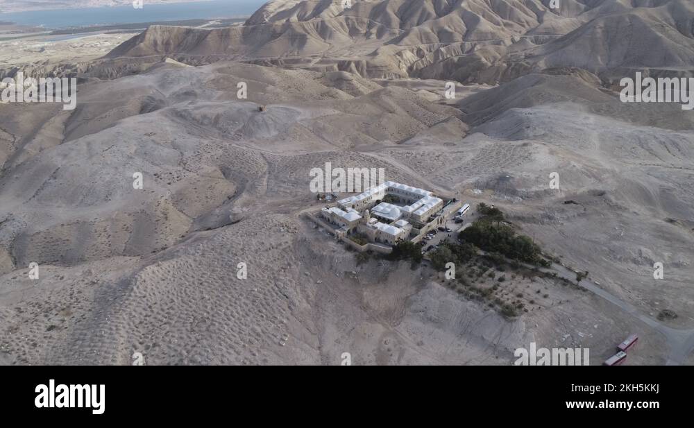 Nabi Musa site and mosque at Judean desert, Israel. Tomb of Prophet ...