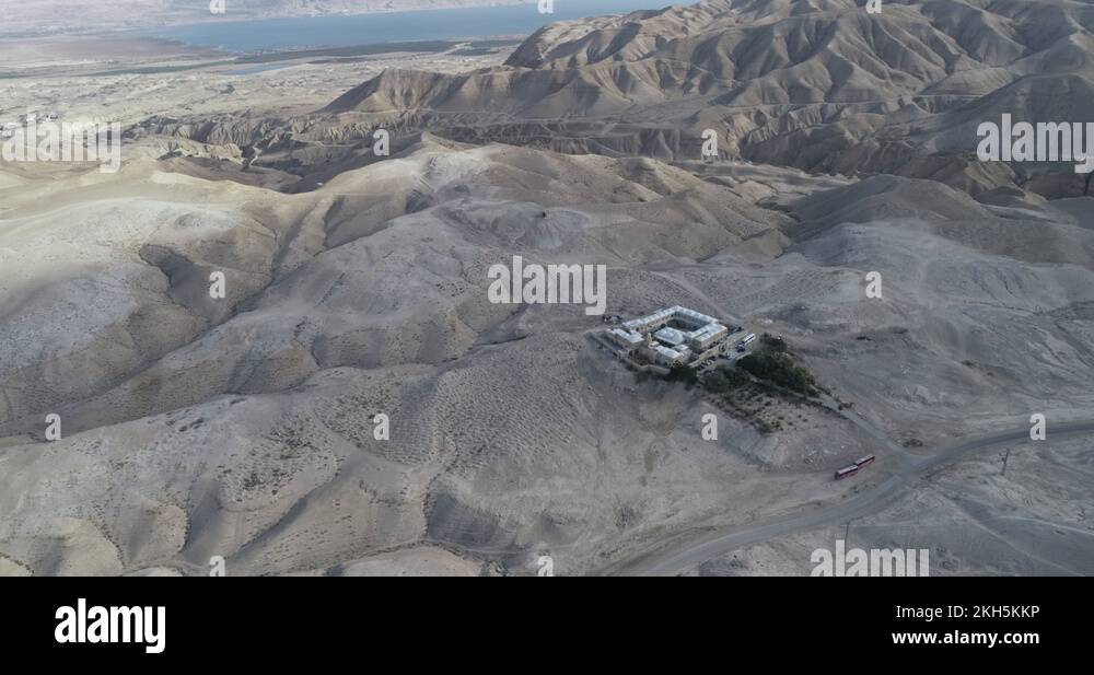 Nabi Musa site and mosque at Judean desert, Israel. Tomb of Prophet ...