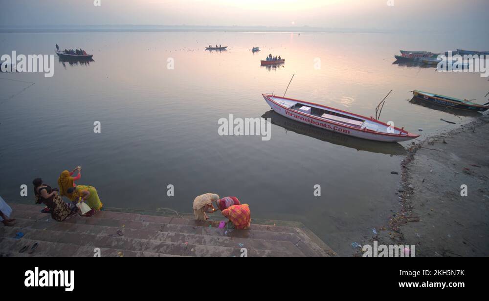 One of the holy river in india Stock Videos & Footage - HD and 4K Video ...