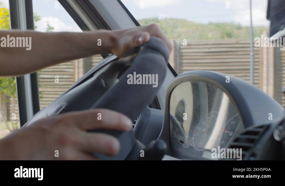 Postal worker driving truck Stock Videos & Footage - HD and 4K Video ...