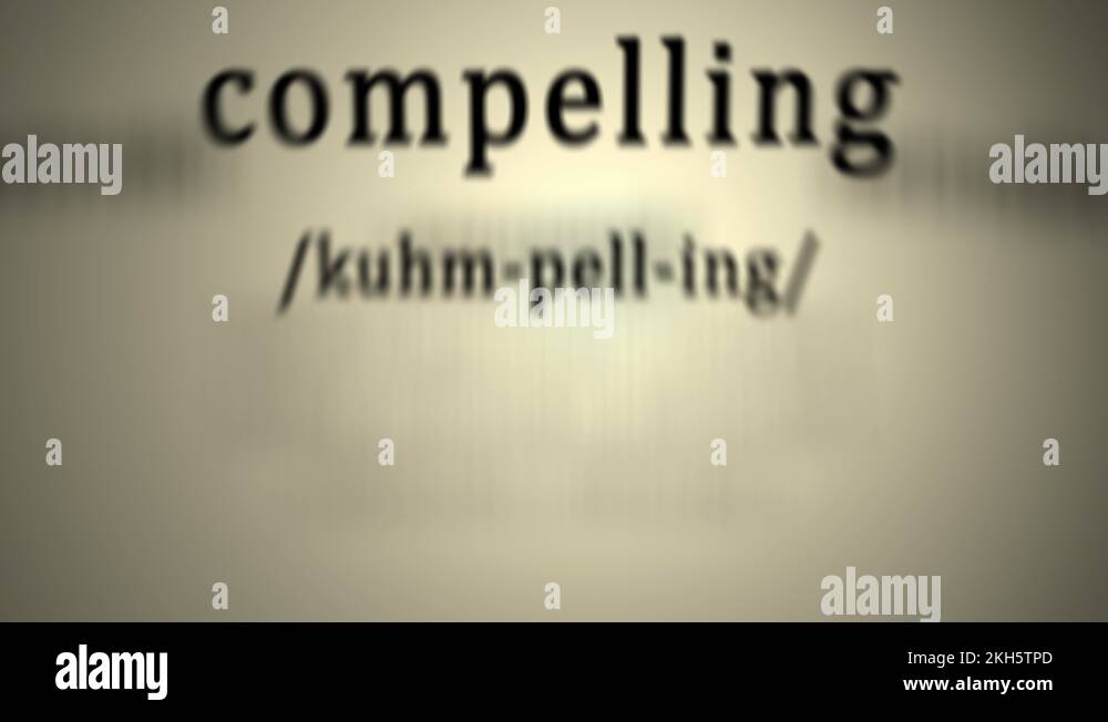 Compelling Stock Videos & Footage - HD and 4K Video Clips - Alamy