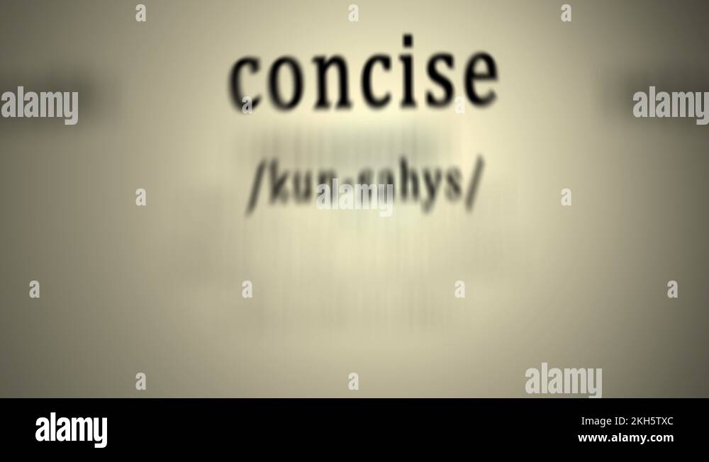 Concise Stock Videos & Footage - HD and 4K Video Clips - Alamy