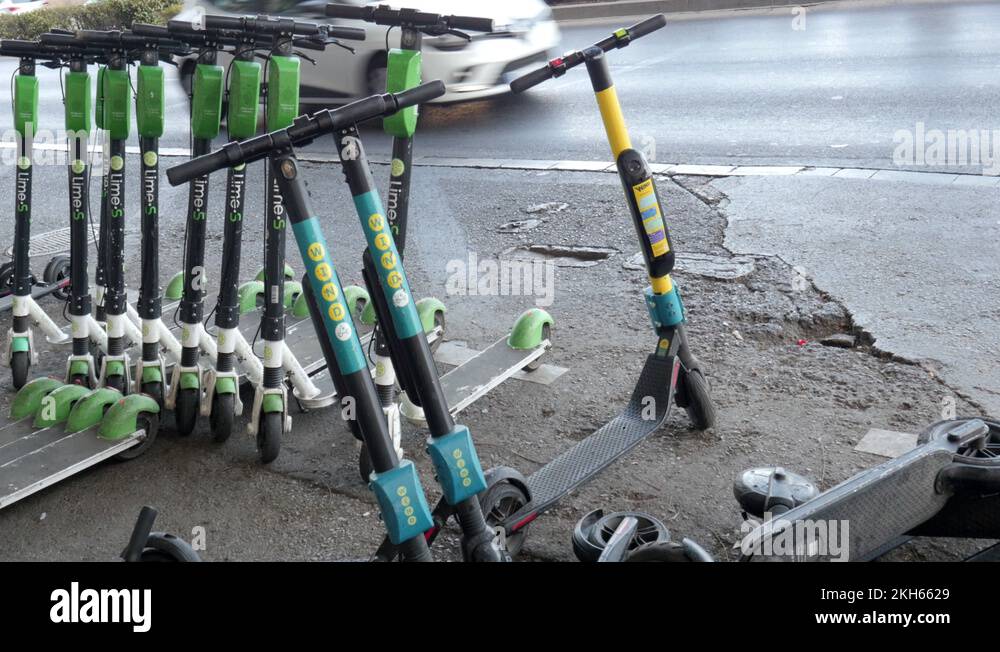Pile of scooters Stock Videos & Footage - HD and 4K Video Clips - Alamy