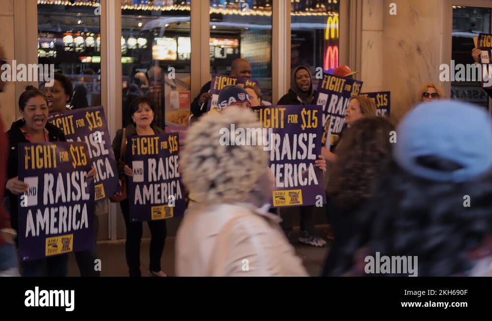 Minimum wages protest Stock Videos & Footage - HD and 4K Video Clips ...