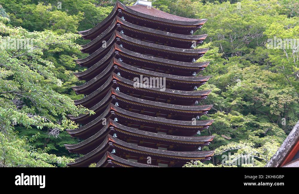 Tanzan Shrine, Nara in Japan Stock Video Footage - Alamy