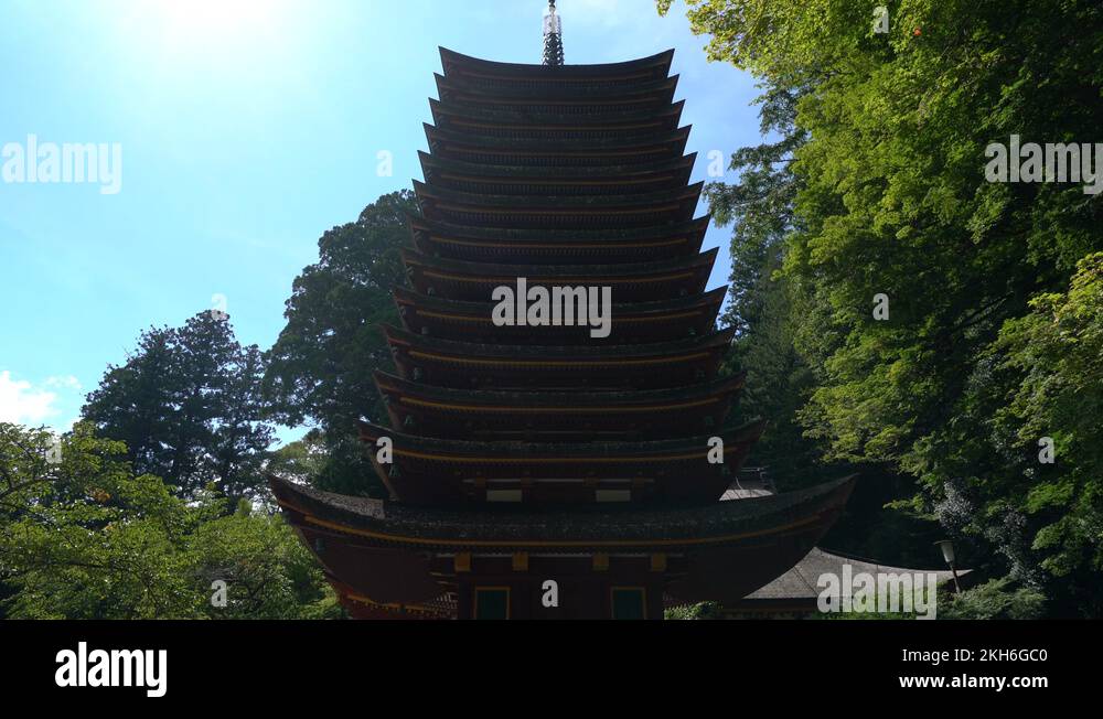Tanzan Shrine, Nara in Japan Stock Video Footage - Alamy