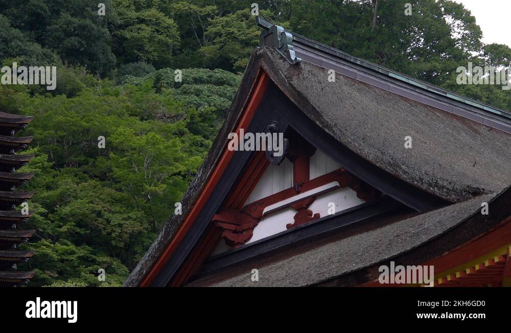 Tanzan Shrine, Nara in Japan Stock Video Footage - Alamy