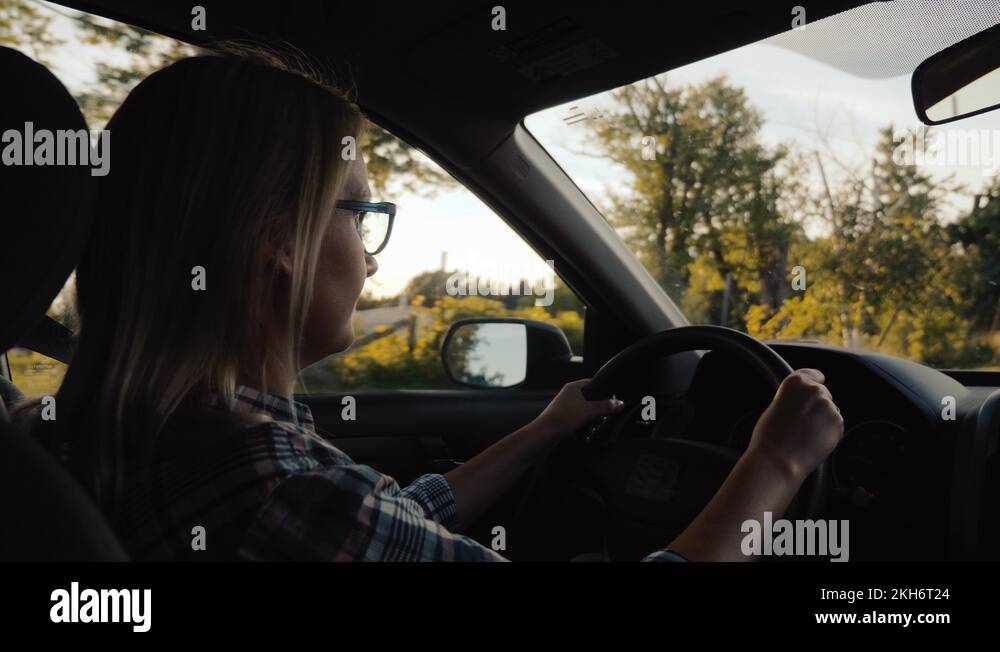 Middle aged woman driving a car Stock Videos & Footage - HD and 4K ...