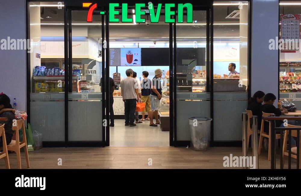 7-Eleven at Mixt Chatuchak mall, Bangkok Stock Video Footage - Alamy