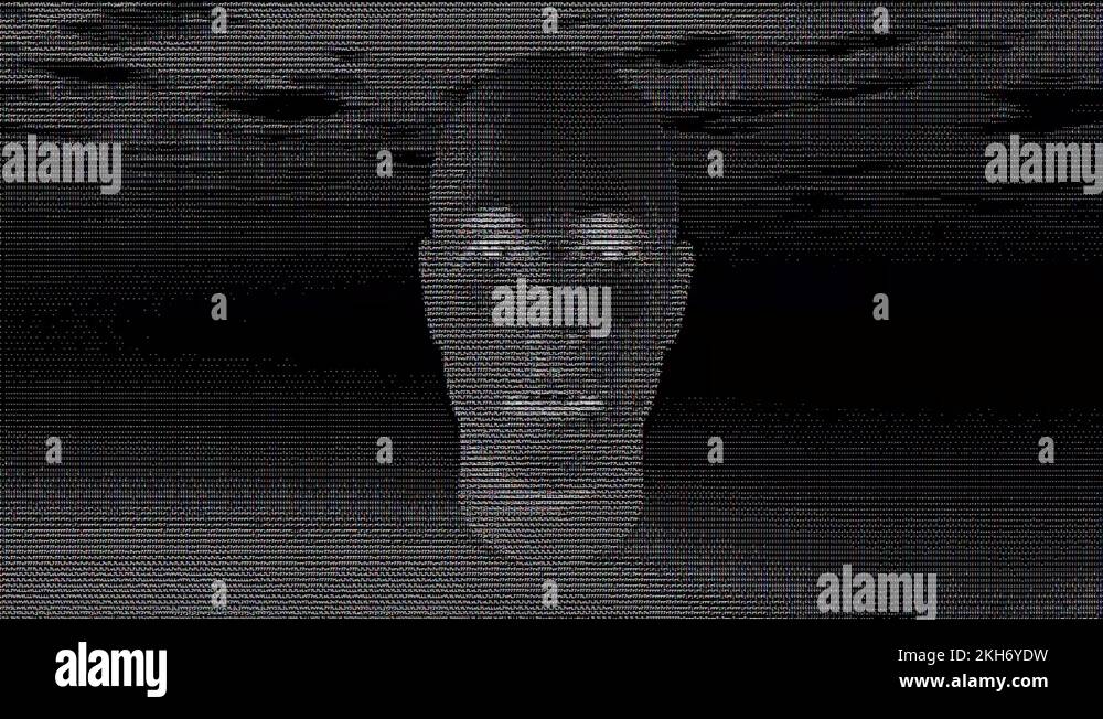AI concept of human face generated out of code Stock Video Footage - Alamy