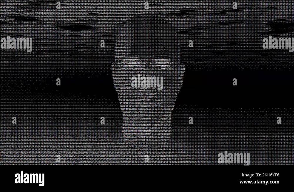 AI concept of human face generated out of code Stock Video Footage - Alamy
