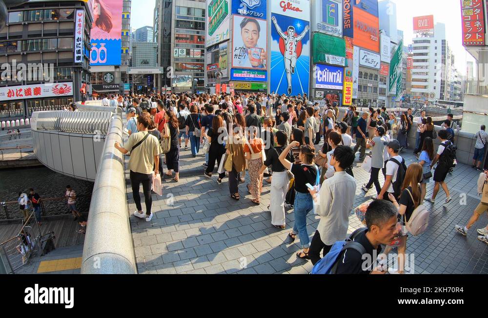 Glico sign in dotonbori entertainment Stock Videos & Footage - HD and ...