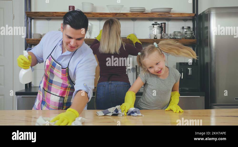 Cleaning together family Stock Videos & Footage - HD and 4K Video Clips ...