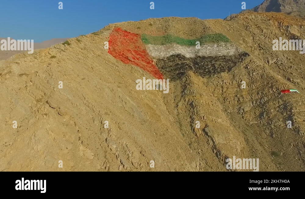 Roads To Jebel Al Jais Mountain in Ras Al Khaimah, UAE Stock Video ...