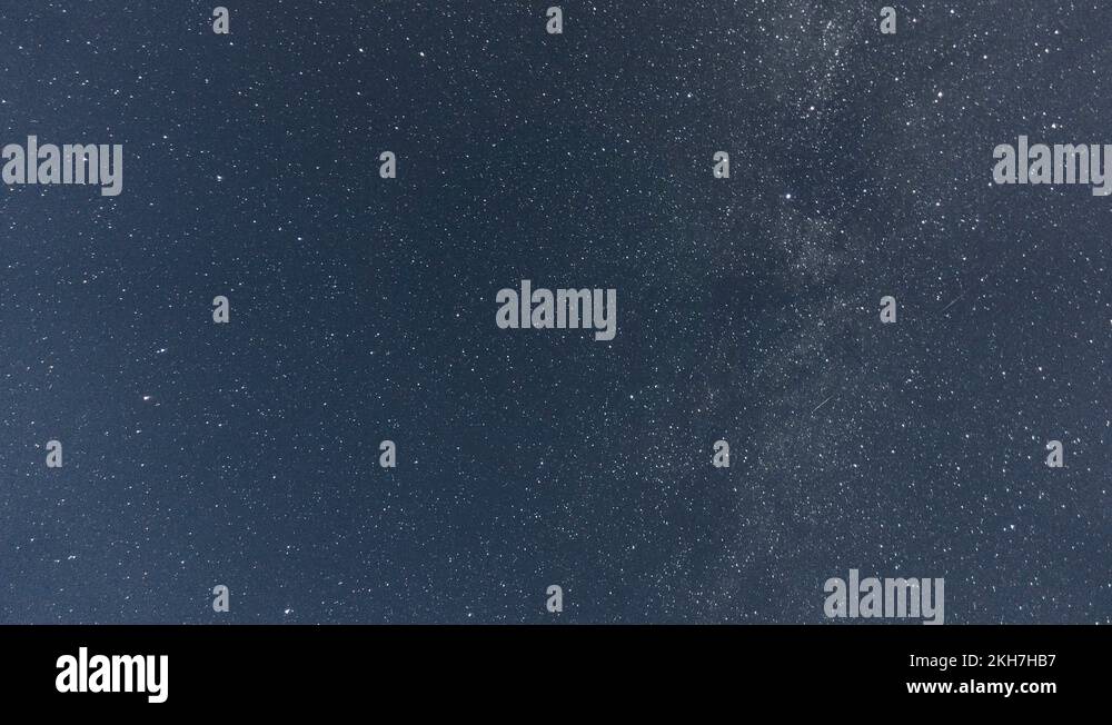 Milky Way and Stars Moving Across the Night Sky, Time Lapse 4k Stock Video Footage - Alamy