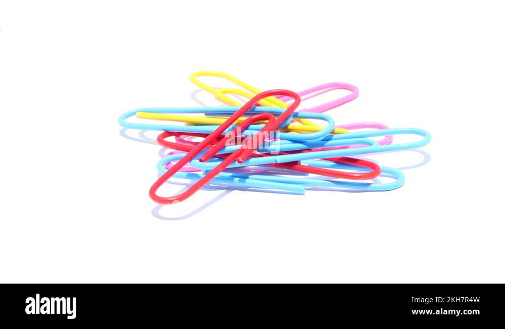 Paperclip isolated Stock Videos & Footage - HD and 4K Video Clips - Alamy