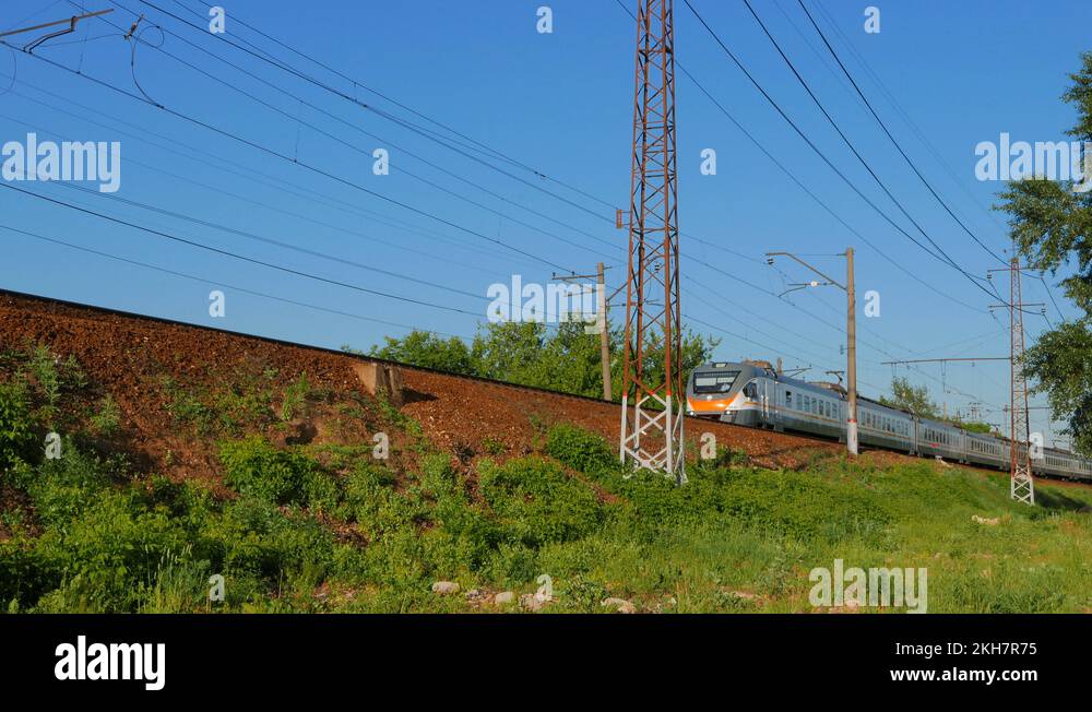 Transportation commuter train electricity connection technology Stock ...