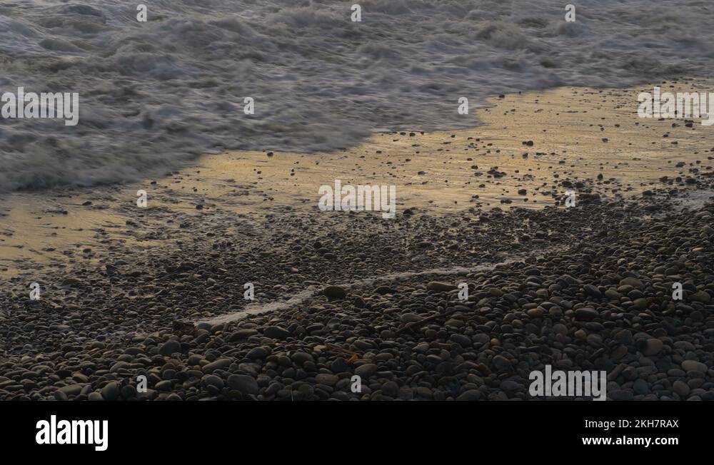 Ocean Stone Barrier For Sea Level Rise Stock Video Footage - Alamy