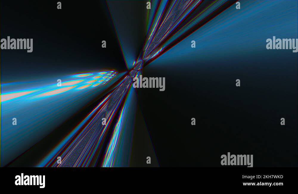 Sci-fi natural light distortions. Trendy multi-colored glare ...