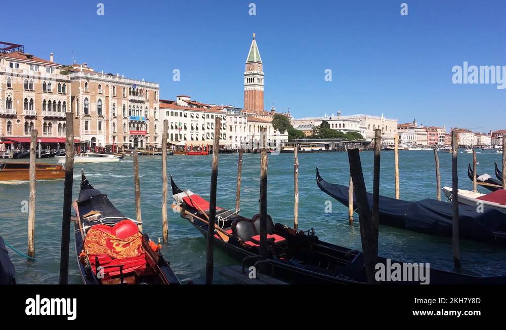 Gondolas Grand Canal St Marks Stock Videos And Footage Hd And 4k Video