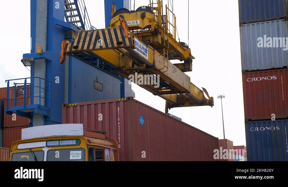 Containers stacked wharf Stock Videos & Footage - HD and 4K Video Clips ...
