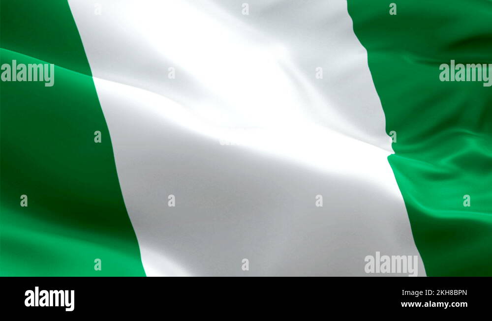 Niger waving flag. National 3d Nigerien flag waving. Sign of Niger ...