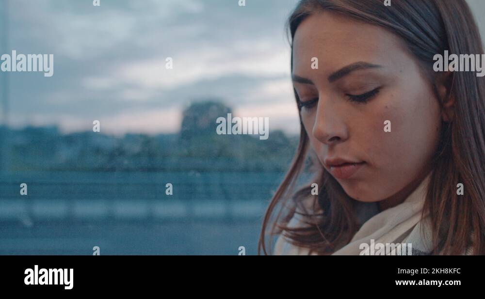 Girl standing thinking bus Stock Videos & Footage - HD and 4K Video ...