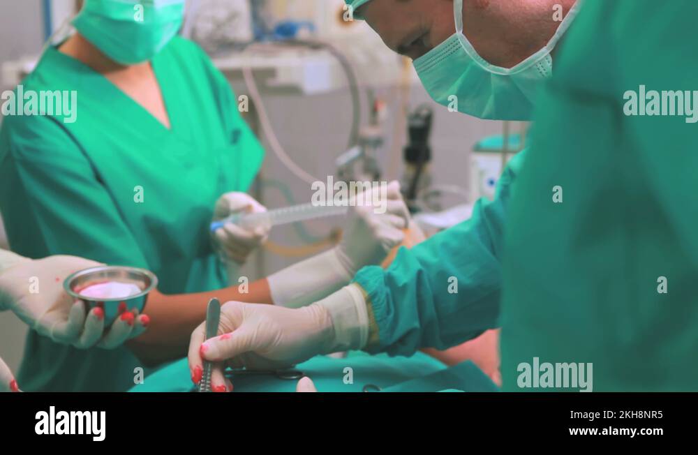 Video of a surgeon team operating Stock Video Footage - Alamy