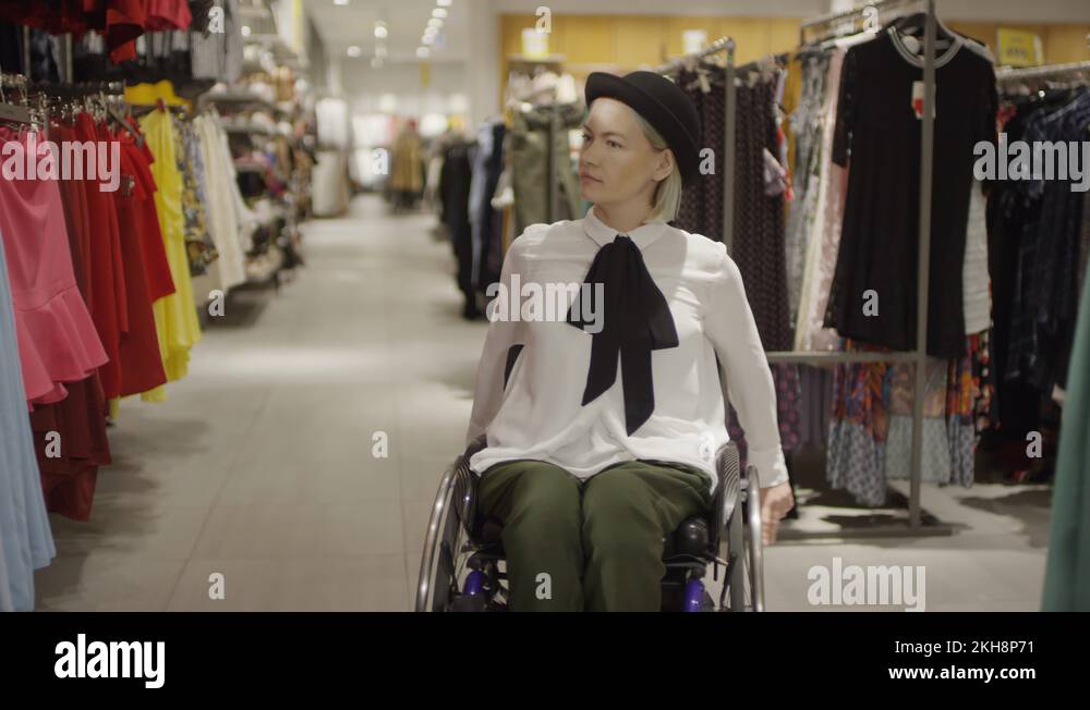 Shopping in wheelchair Stock Videos & Footage - HD and 4K Video Clips ...