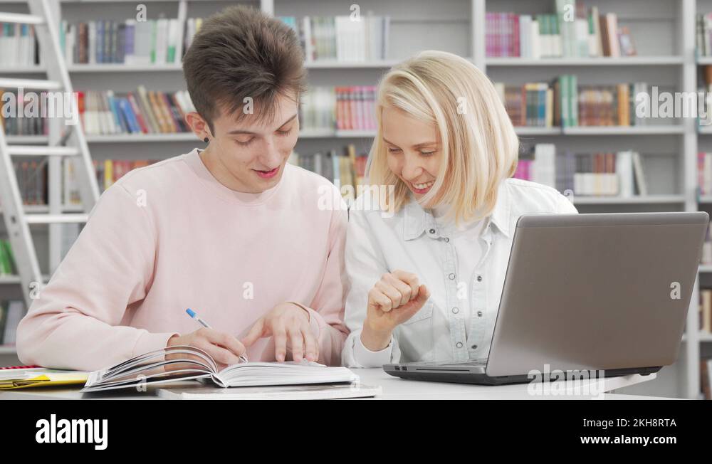 Highschool students working together Stock Videos & Footage - HD and 4K ...