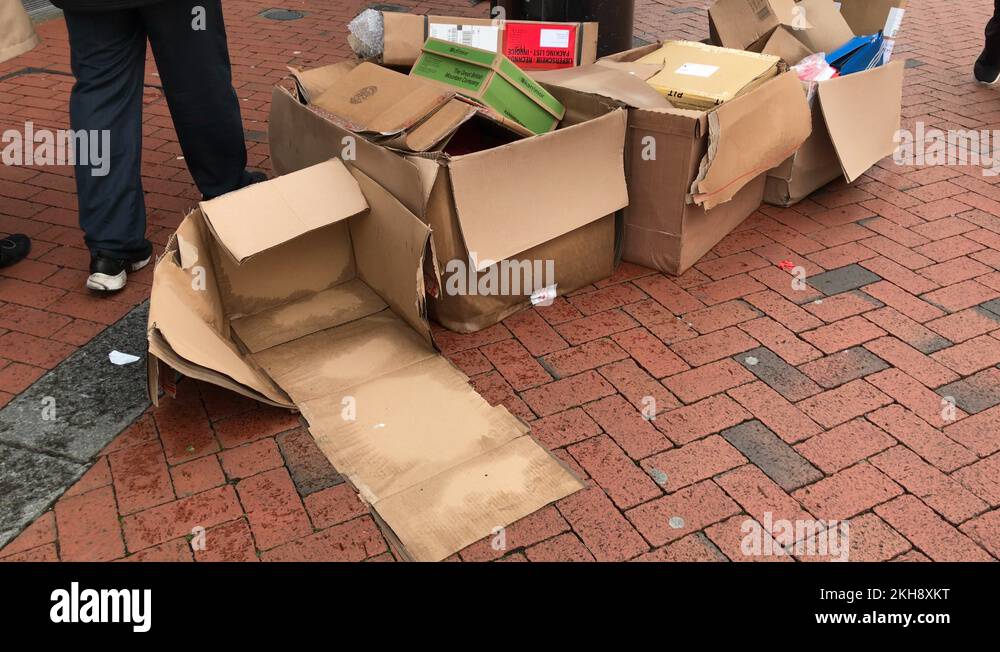 Cardboard boxes recycle bin Stock Videos & Footage - HD and 4K Video ...