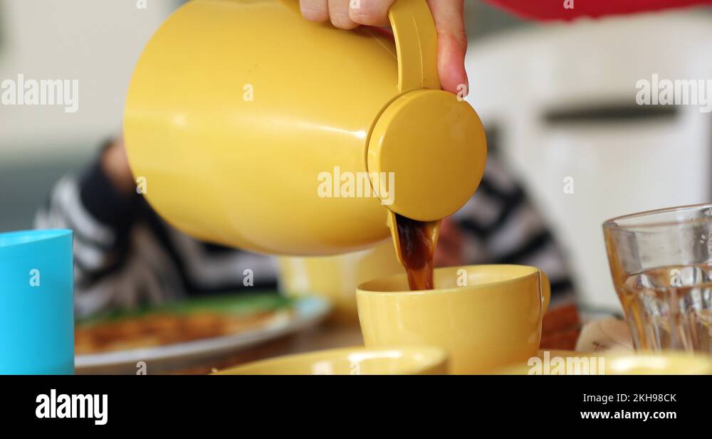 Girl serving coffee Stock Videos & Footage - HD and 4K Video Clips - Alamy