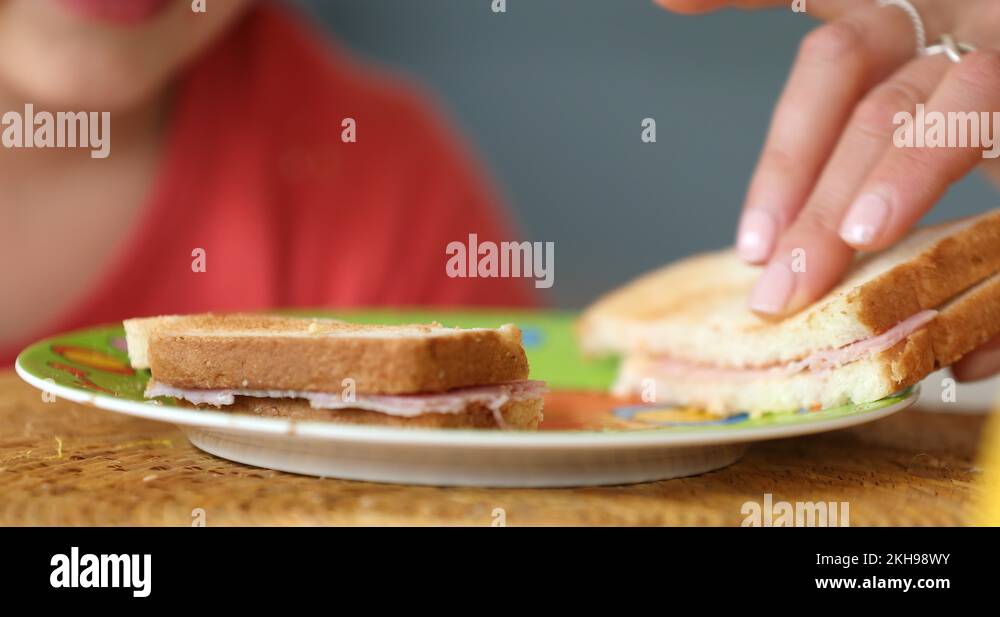 Boy eating ham sandwich Stock Videos & Footage - HD and 4K Video Clips ...