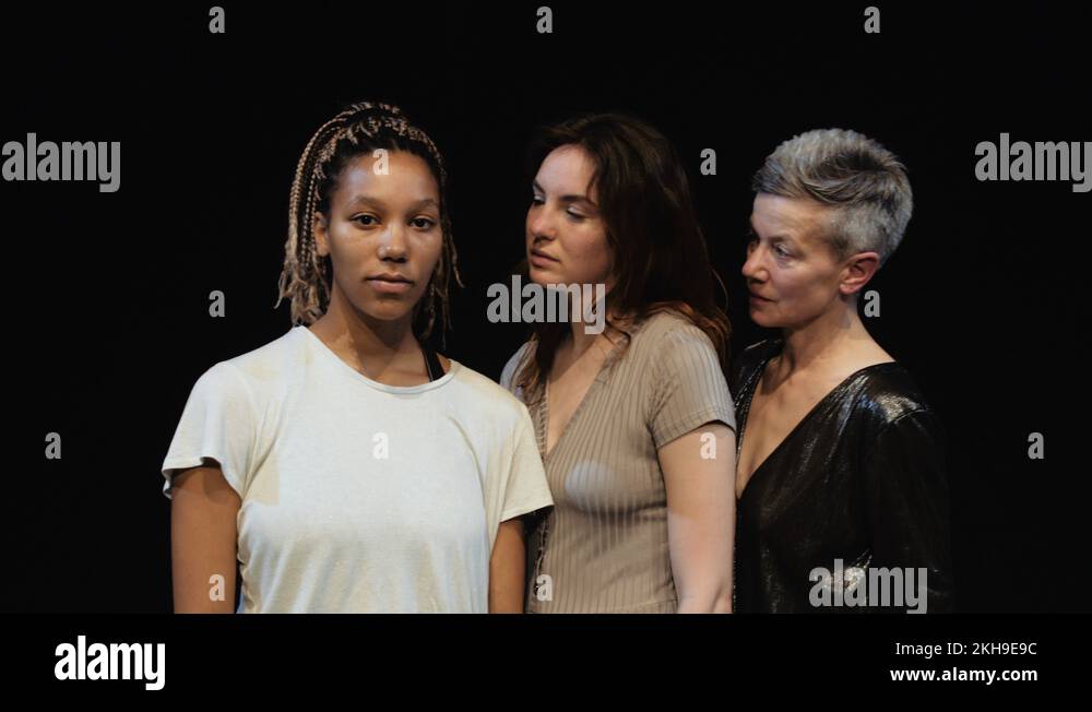 Three women standing Stock Videos & Footage - HD and 4K Video Clips - Alamy