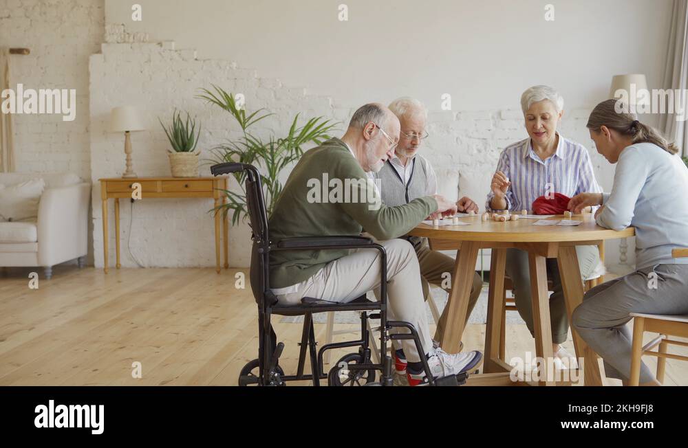 Elderly assisted living group Stock Videos & Footage - HD and 4K Video ...