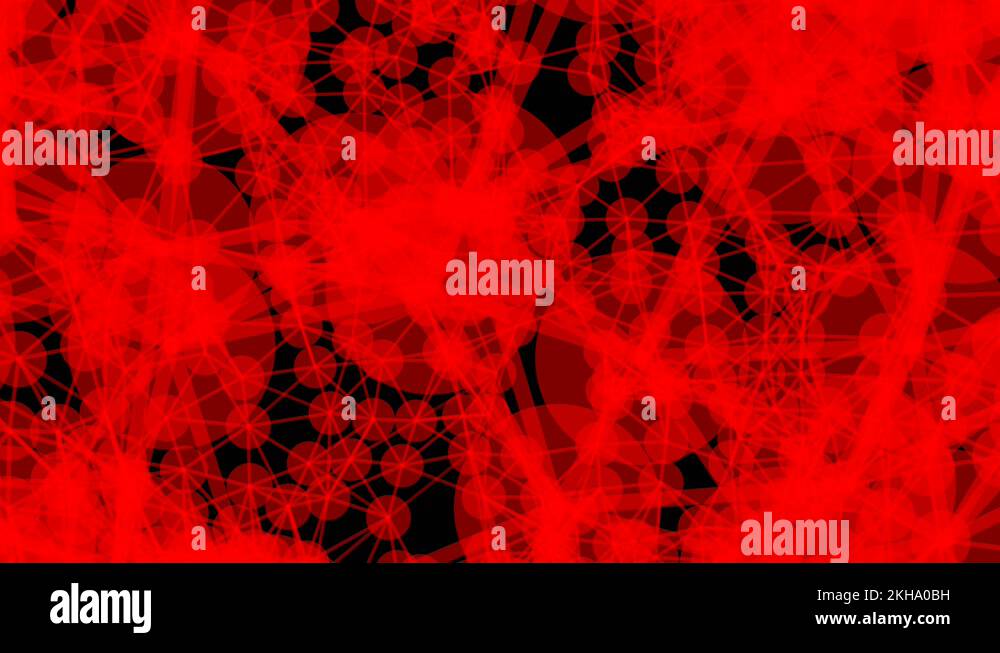 Red abstract animated background for music screensaver or for any other ...