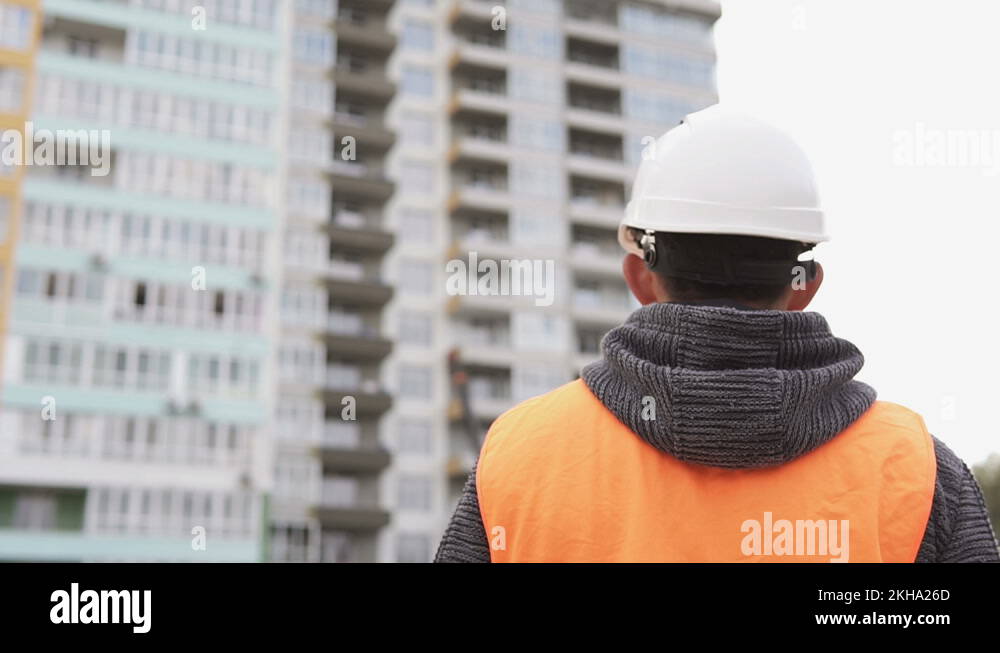 White construction workers safety helmet Stock Videos & Footage - HD ...