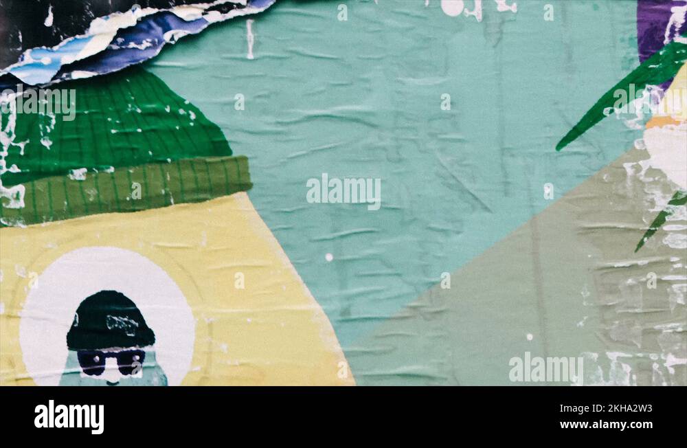 Ripped billboard paper grunge texture Stock Videos & Footage - HD and ...