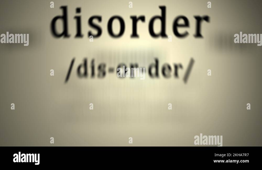Disorder Stock Videos & Footage - HD and 4K Video Clips - Alamy