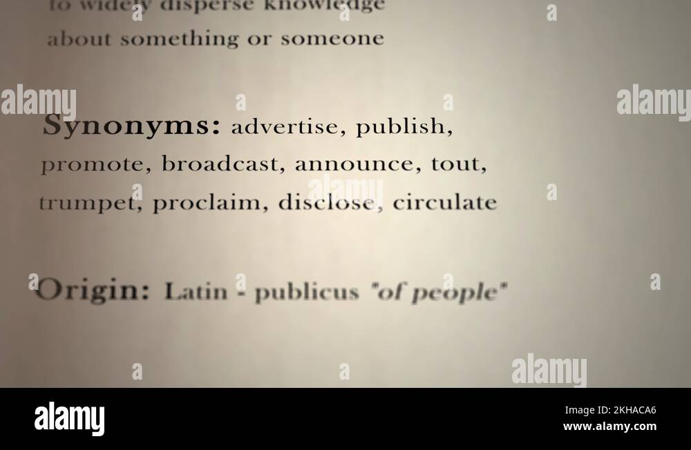 Publicize Stock Videos & Footage - HD and 4K Video Clips - Alamy