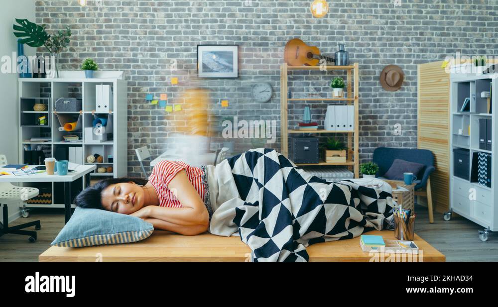 People sleeping at their desk Stock Videos & Footage - HD and 4K Video ...