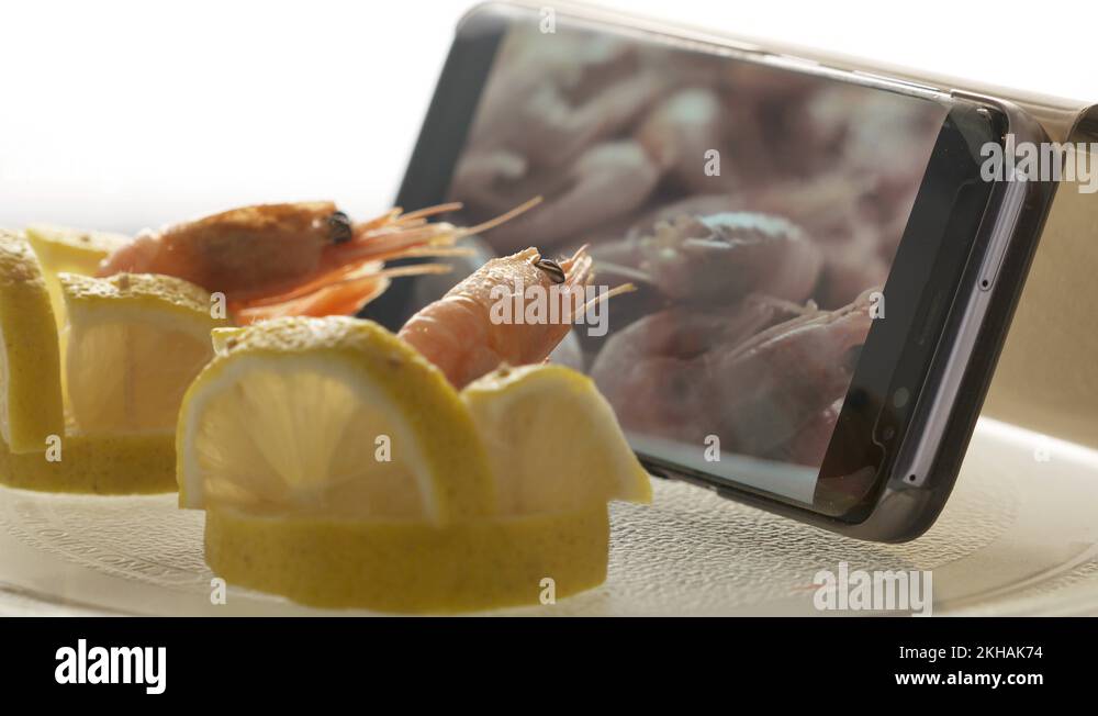 Two frozen prawns sitting in lemon chairs watching boiled shrimp recipe ...