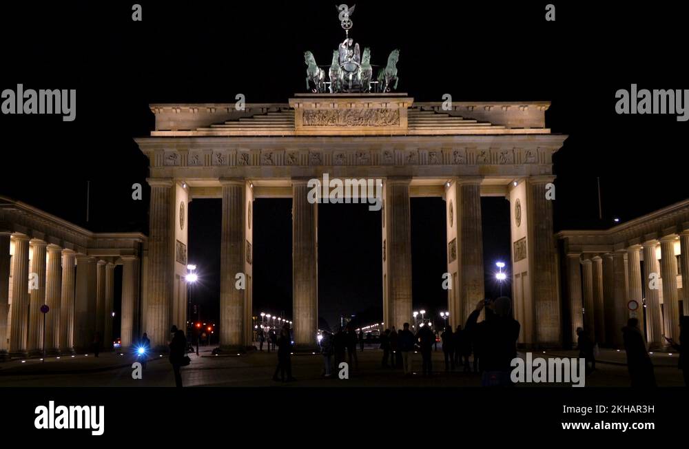 Brandenburg gate berlin germany travel tourism Stock Videos & Footage ...
