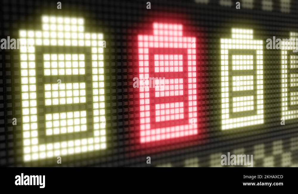 Charge icon. Looping footage has 4K Resolution with Encoder Prores 4444 Stock Video Footage - Alamy