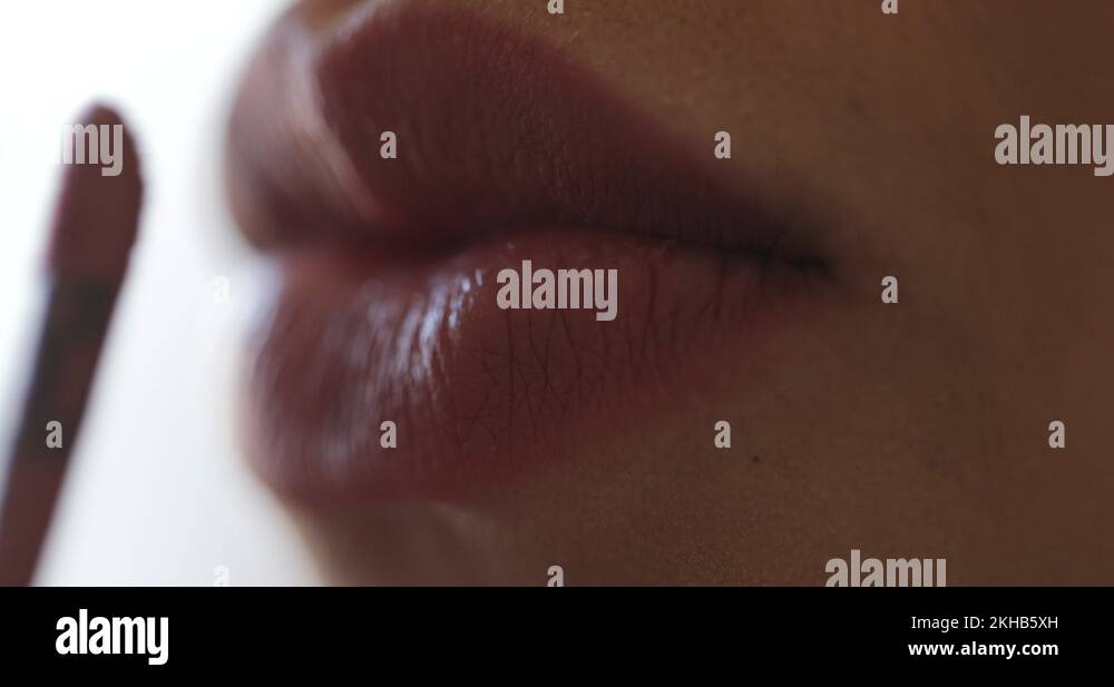 Close up girl lips applying Stock Videos & Footage - HD and 4K Video ...