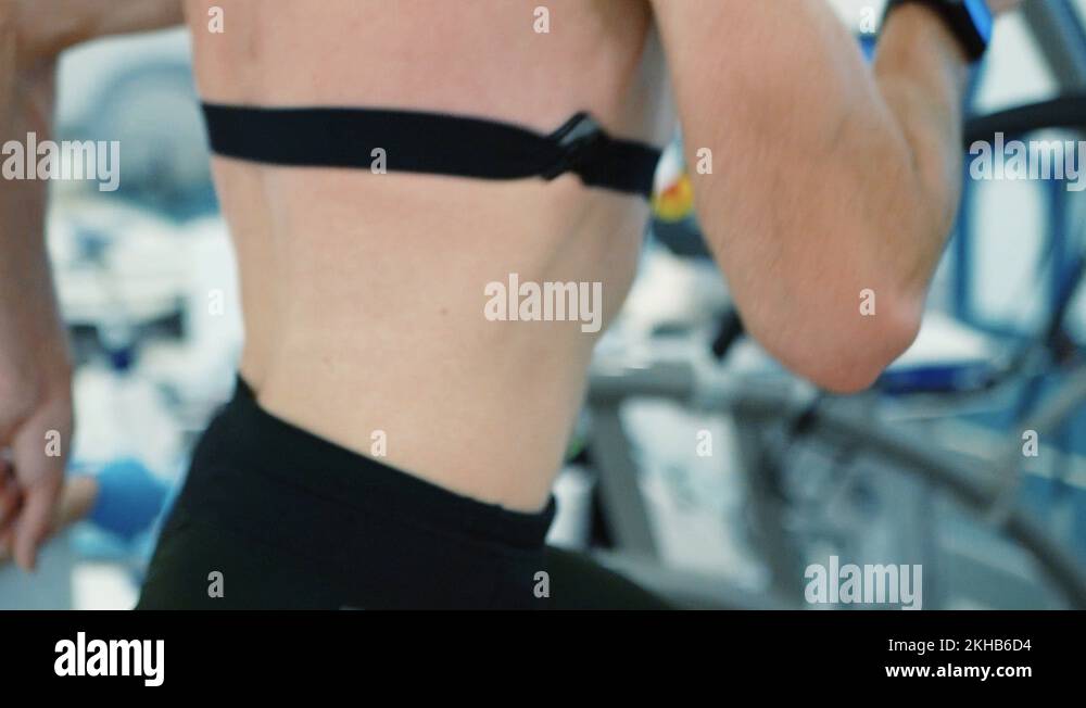 Athlete do running test in Sport Science lab Stock Video Footage - Alamy