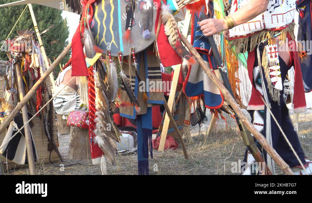 Native American Indian tribes Stock Video Footage - Alamy